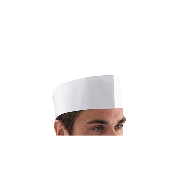 Chef's Disposable Paper Forage Hat (100 Pcs)