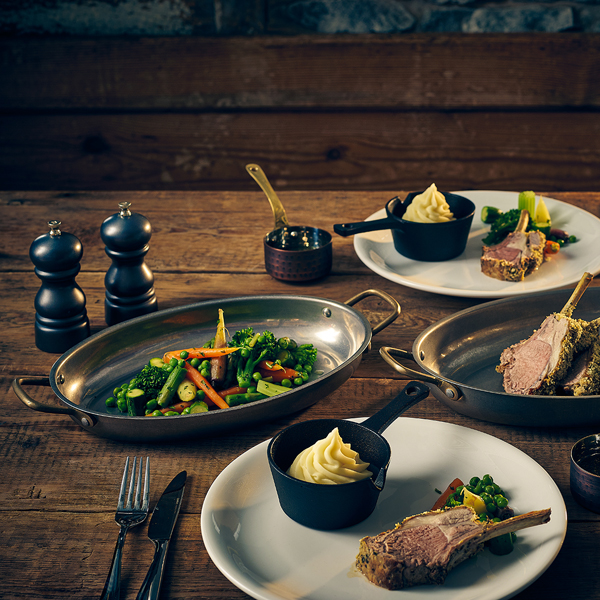 Genware Salt Or Pepper Grinder Silver 12.7cm