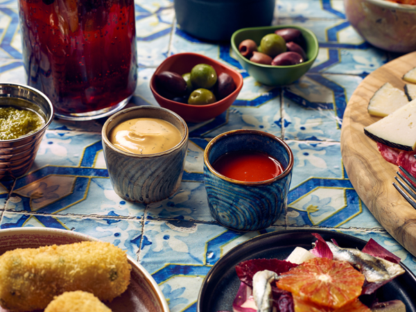 Terra Porcelain Grey Organic Dip Pot 9cl/ 3oz