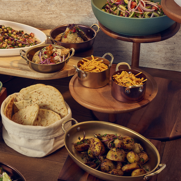 GenWare Melamine Green Jute Buffet Bowl 28 x 7.5cm