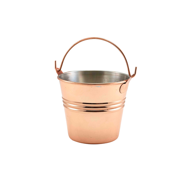 Copper Plated Serving Bucket 10cm Dia